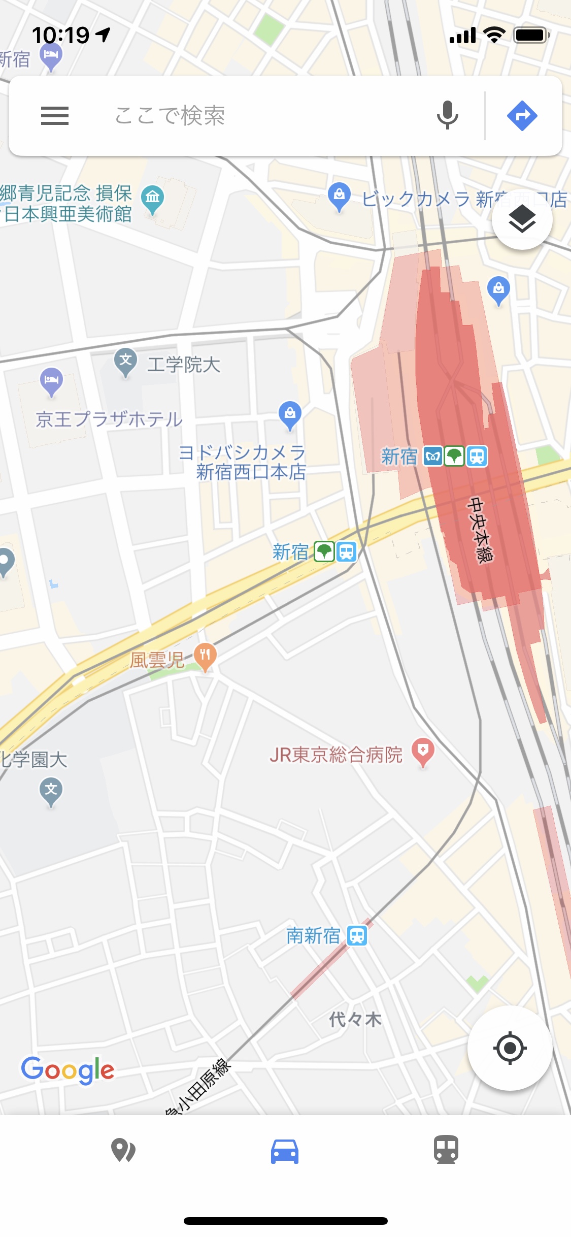 Google Maps Shinjuku Station West Exit Area – AtaDistance