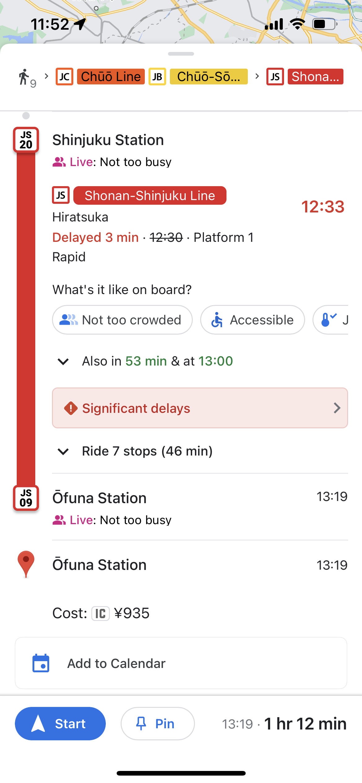 Apple Maps Japan Real-Time Transit is fake – AtaDistance